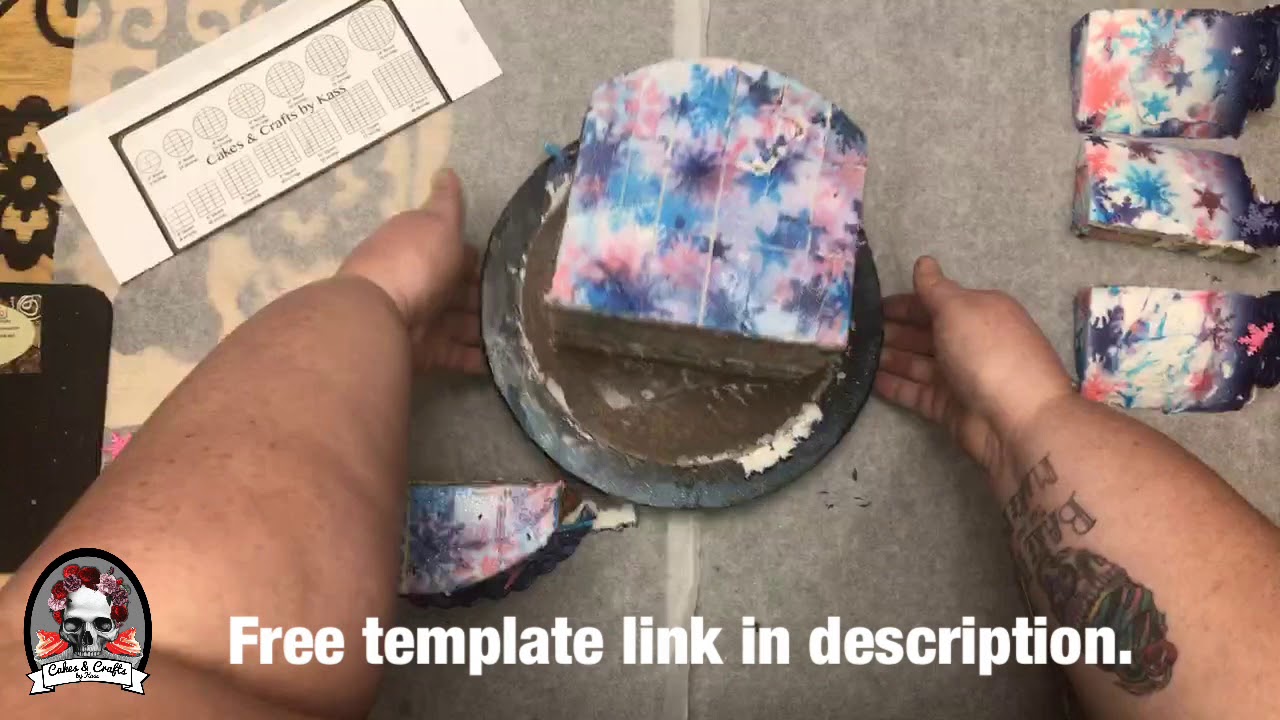 How to cut your cake and get ALL the servings needed! Plus free template for your customers too!