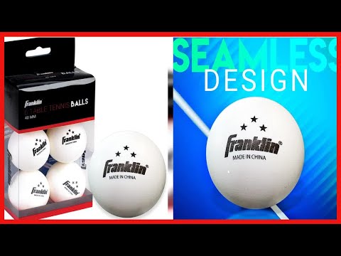 Franklin Sports Ping Pong Balls - 3 Star Official Size + Weight Orange 40mm Table Tennis Balls