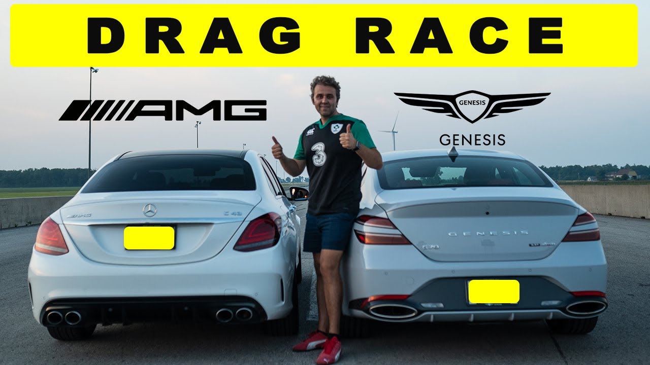 2022 Genesis G70 3.3T Drag Races Mercedes-AMG C 43, Loses Every Single ...
