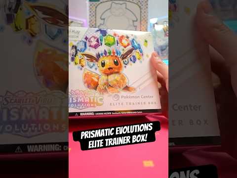 Prismatic pokemon center ETB Opening 🤯