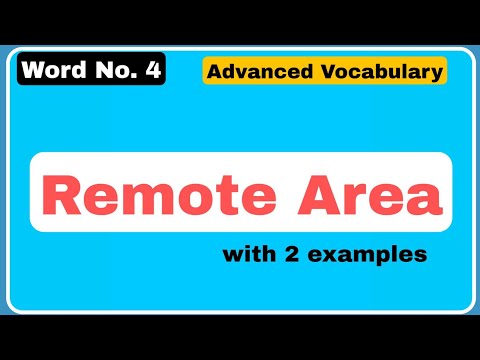 the meaning of the remote in hindi with example