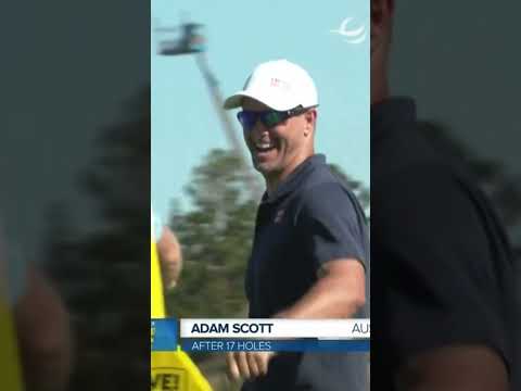 Adam Scott from way down town!
