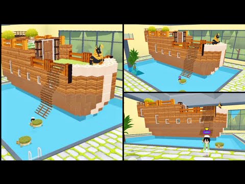 PLAY TOGETHER : DECOR MODEL BOAT ON WATER / DECOER MÔ HÌNH THUYỀN