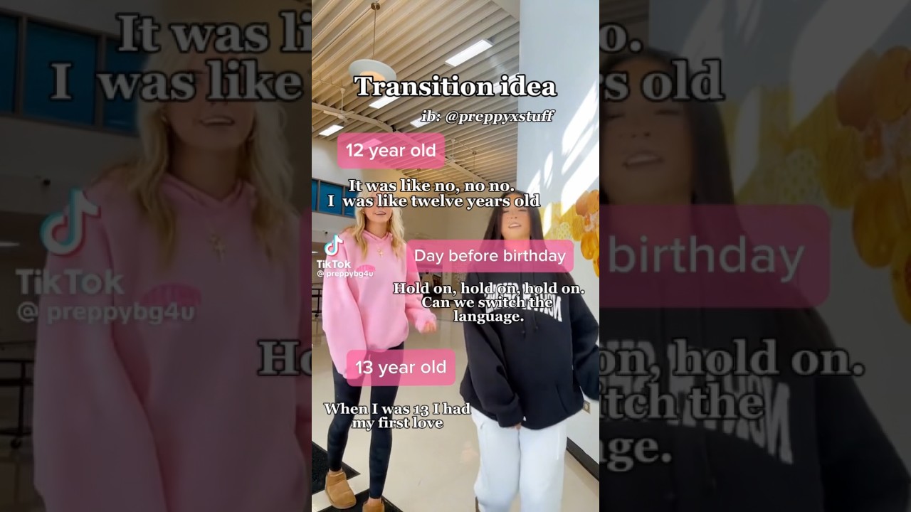 12-13 transitions! #fypシ #transitions #ideas #preppy #birthday #trendshort#shorts #viral #sub 💗
