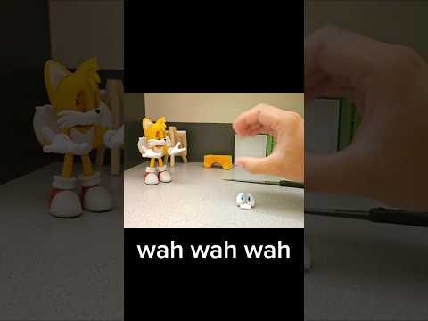 I CANT SEE!!! #tails #animation #meme #sonic