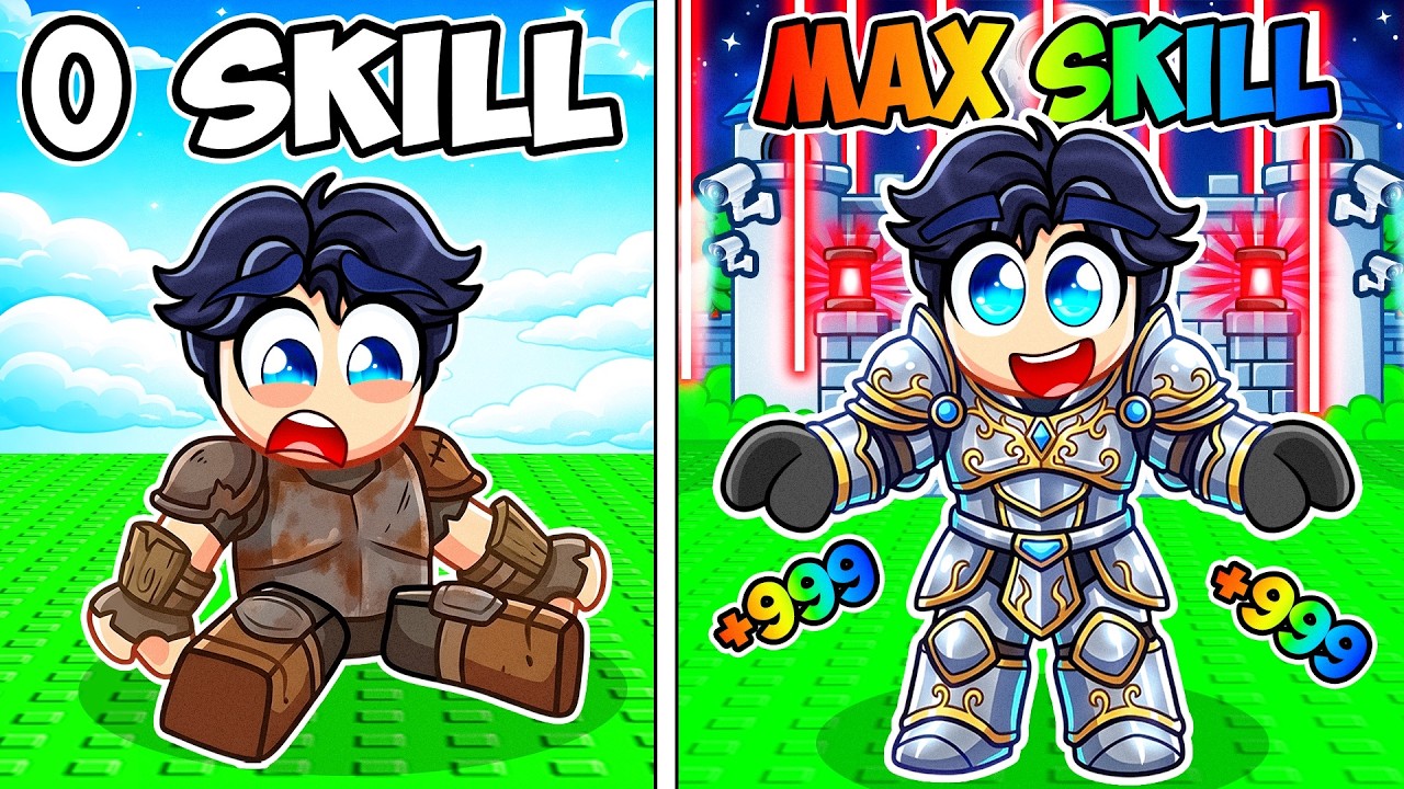 0 to 1 BILLION Skill Points In Roblox...