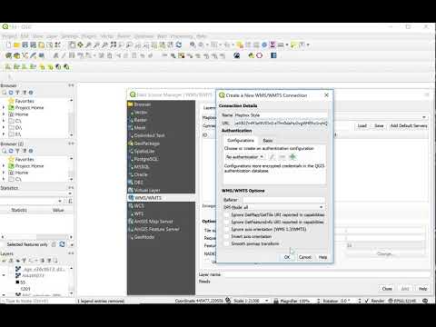 Adding a Mapbox WMTS service to QGIS