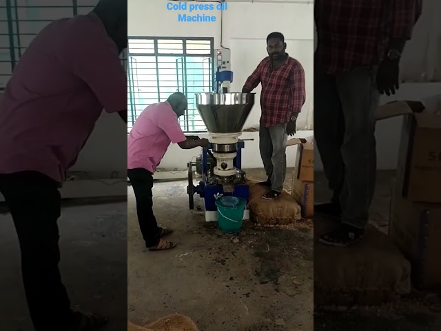 Sesame Oil Machine - 10Kg Hr Cold Pressed Sesame Oil Machine ...