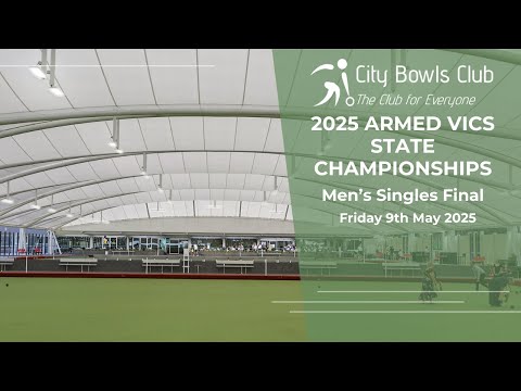Men’s Singles Final - 2025 Armed Vics State Championships - 9th May 2025