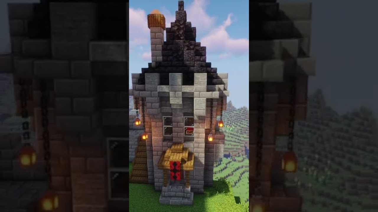 Minecraft Castle Tower #shorts