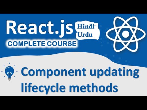Learn Component updating lifecycle methods in React js | React Complete Course - Mind Luster