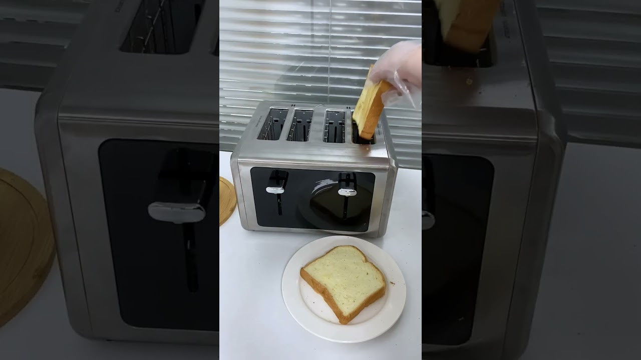 Every beautiful morning, let the toaster be the magic of your life🥰🥰🍞#food #kitchen #fypシ