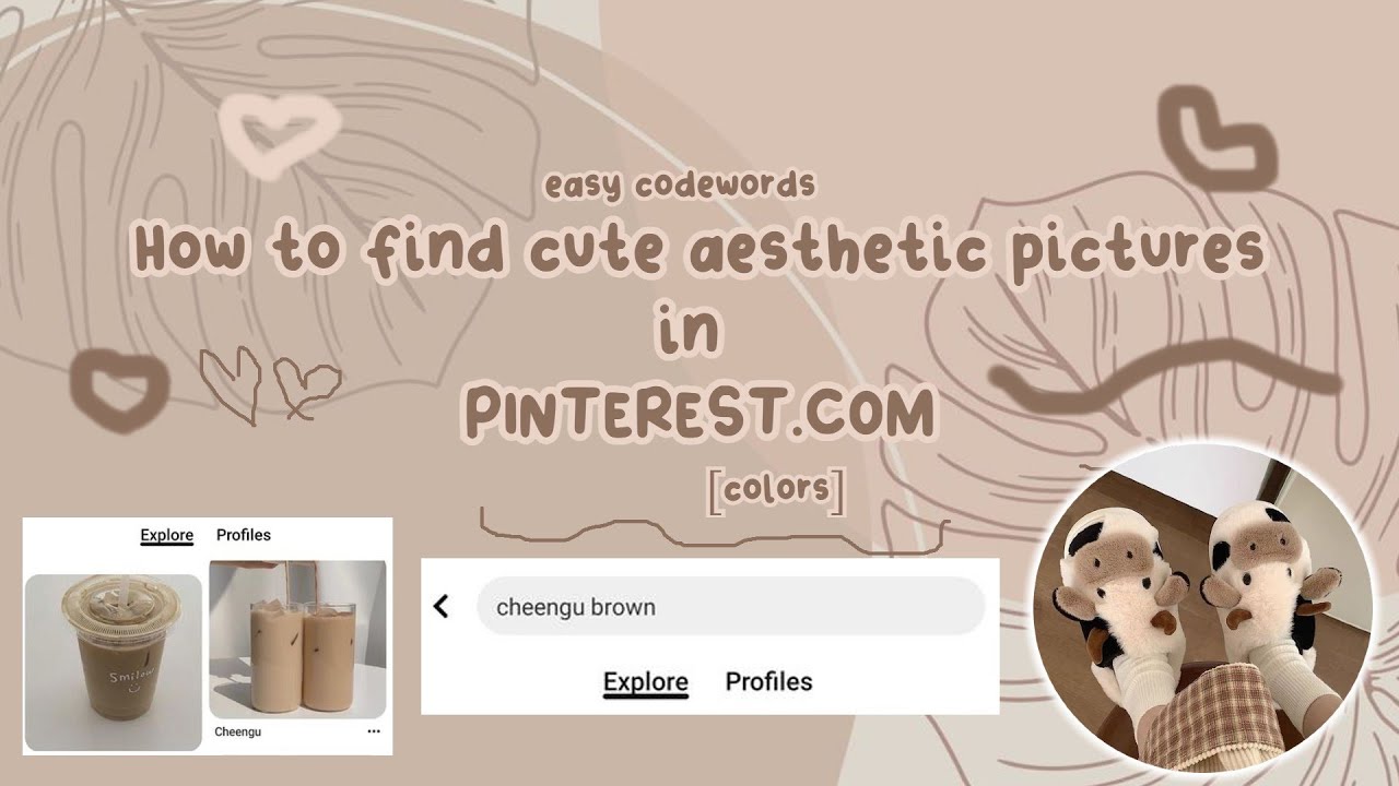 🎀 ; aesthetic pinterest code words [colors]