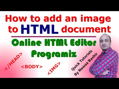 How to add image to HTML document | Online HTML Editor | Programiz