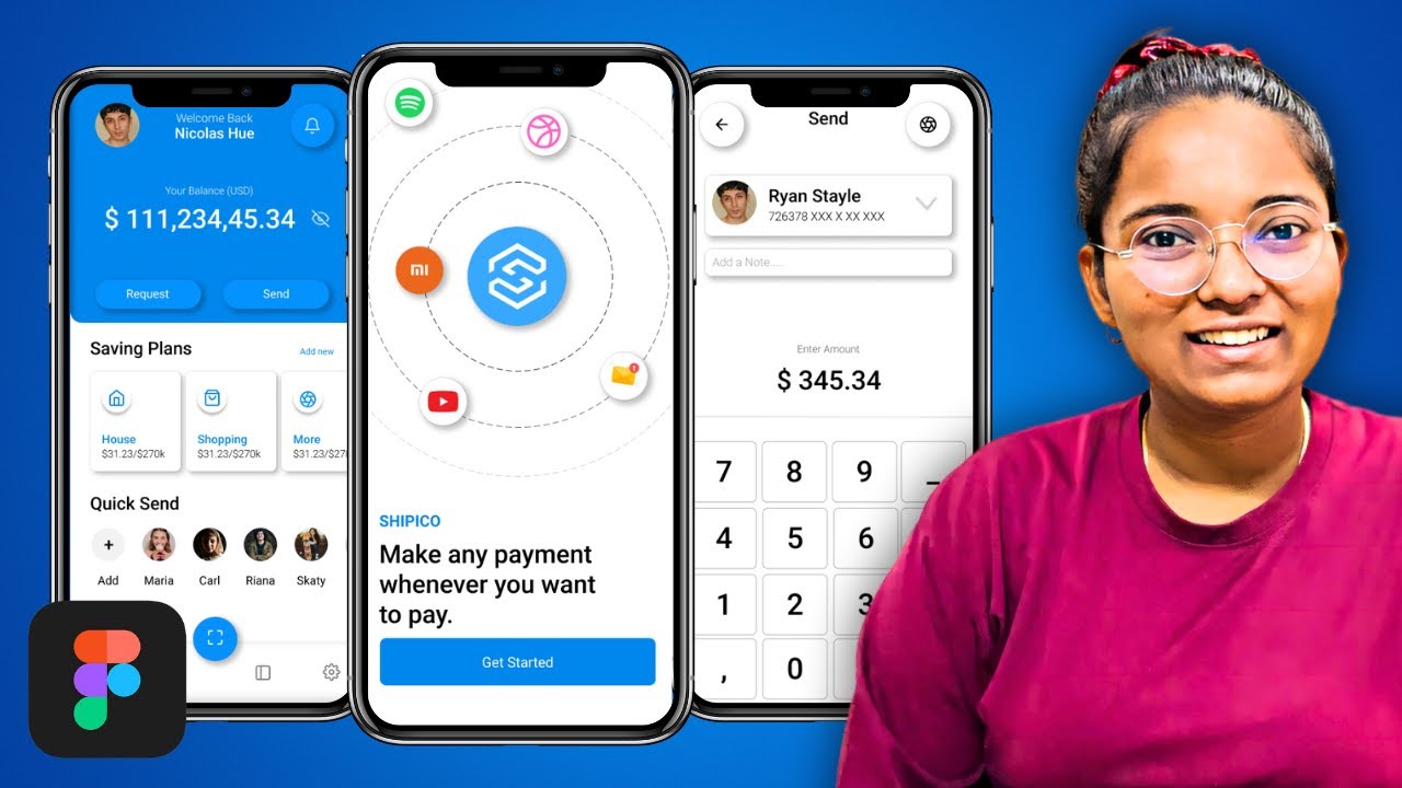 Figma Design Tutorial 2024 - Design A Payment App From Scratch