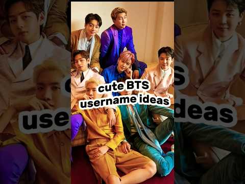 Aesthetic BTS USERNAMES ππ« #BTS #BTSarmy #kpop