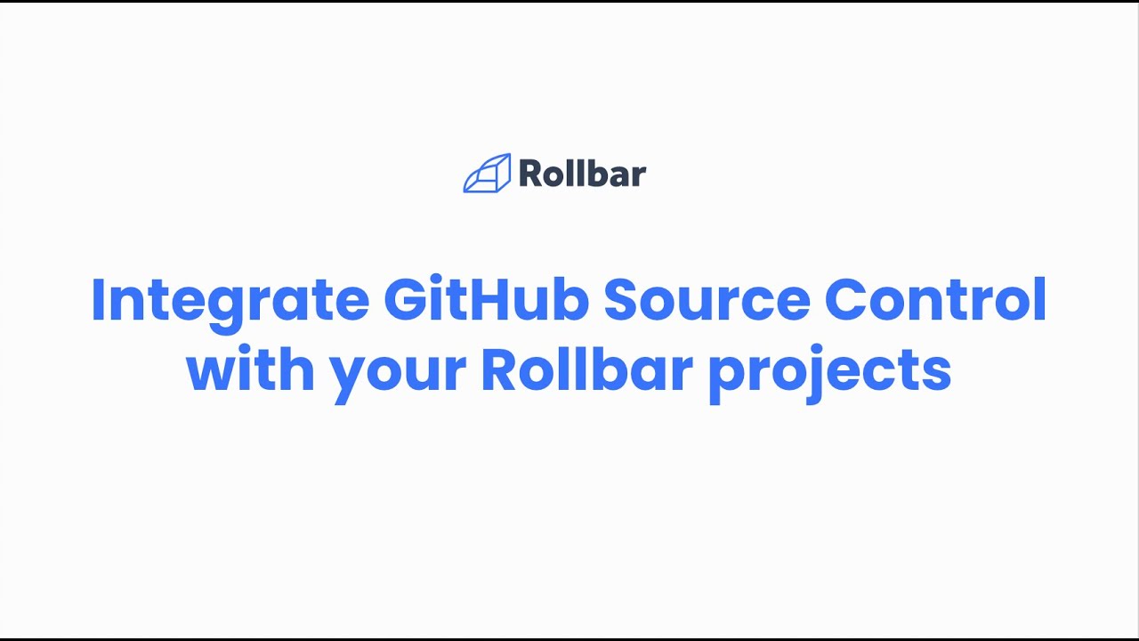 GitHub Source Control Integration