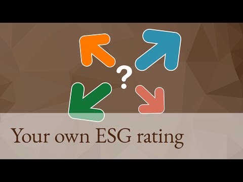 Why companies need their own ESG rating