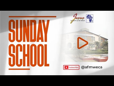 Adult Sunday School. (SL) 22 - 06 - 2025. Apostolic Faith WECA