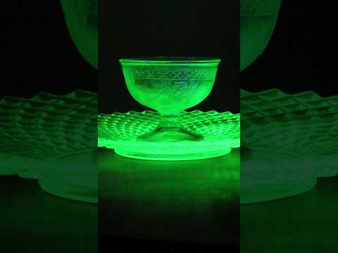 Antique Radioactive Uranium Depression Glass Found at Flea Market #historicaltidbits