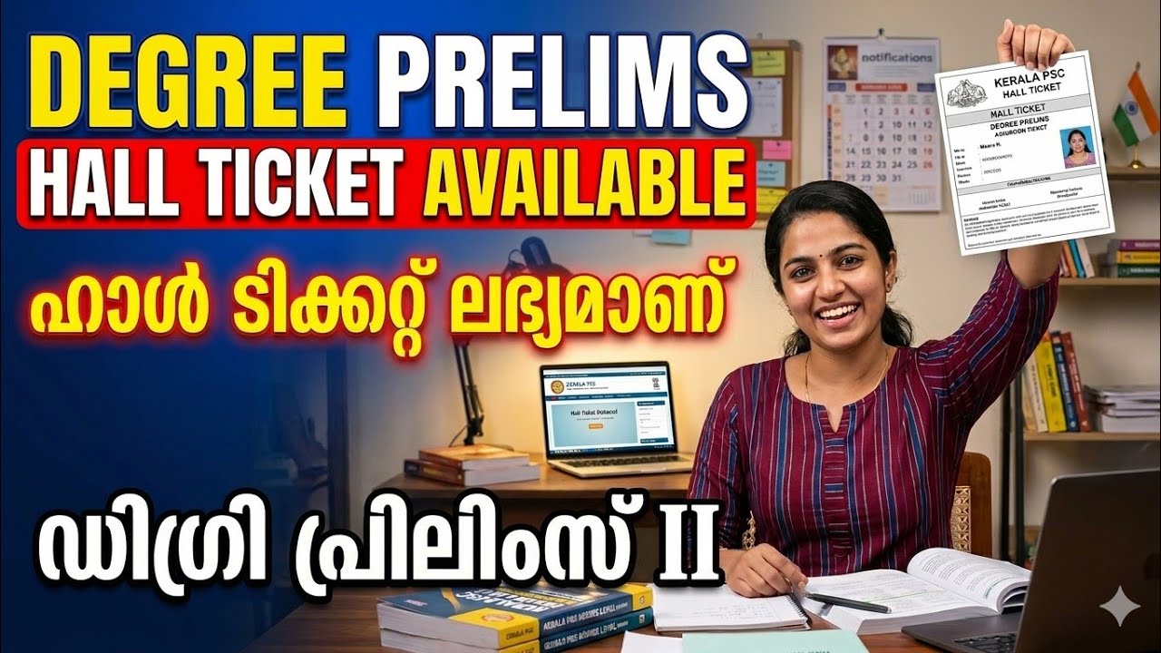 Degree prelims stage 2 Hall ticket |Kerala psc admission ticket download|Psc latest