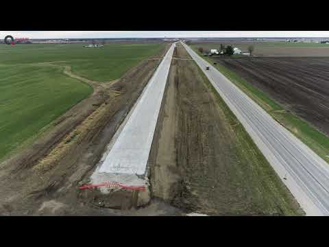 US 61 Stringless Paving - LPS/GPS Machine Control
