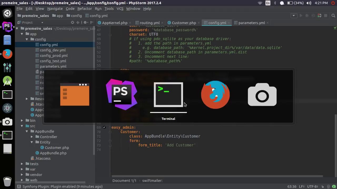 Easy Admin  Dashboard