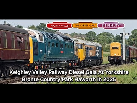 Keighley Valley Railway Diesel Gala At Yorkshire Bronte Country Park Haworth In 2025