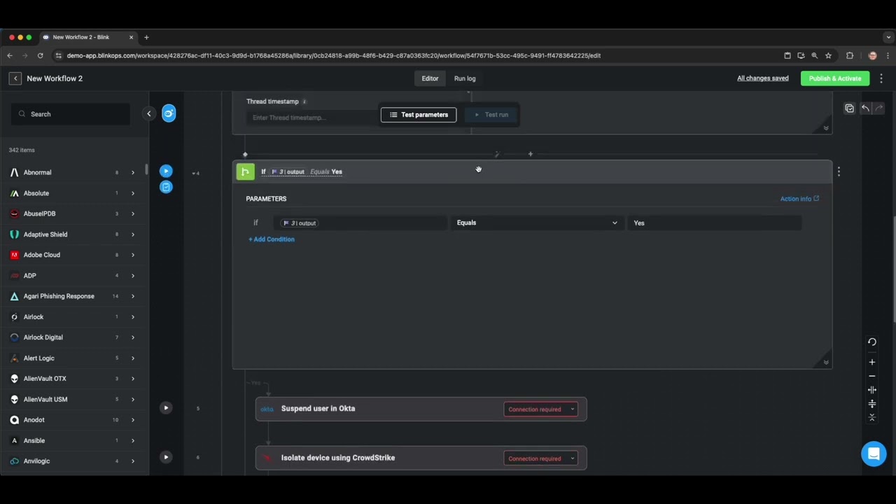 Blink Ops Demo