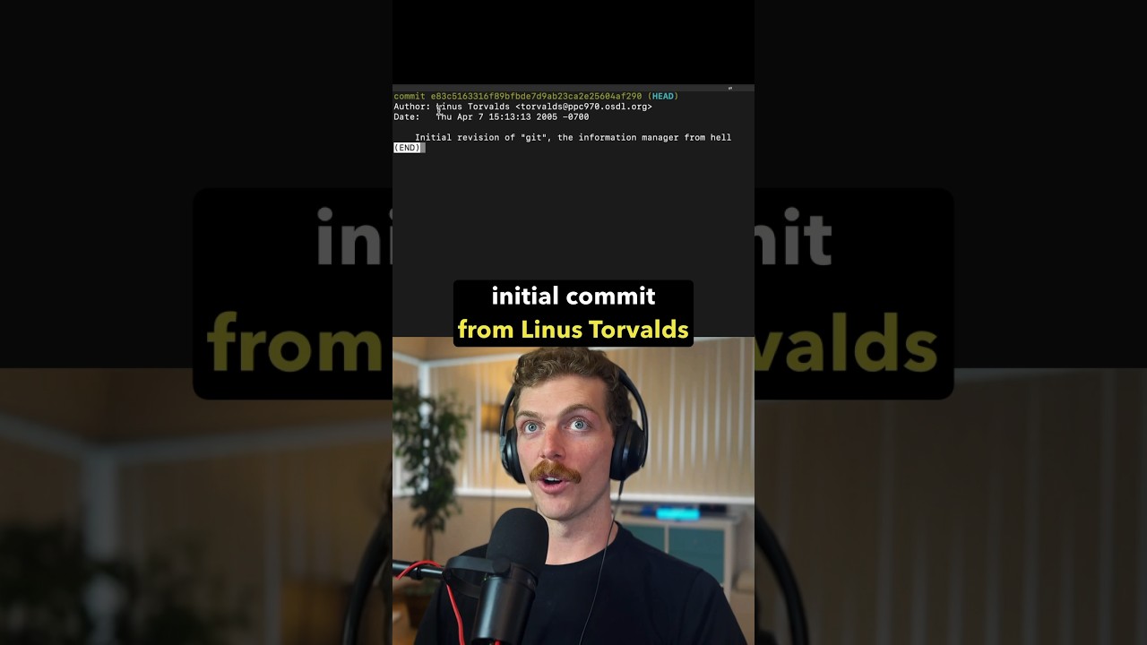 The true meaning of Git is hidden in the first commits in 2005 #programming #git