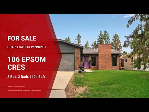House For Sale at 106 Epsom Cres, Charleswood, Winnipeg