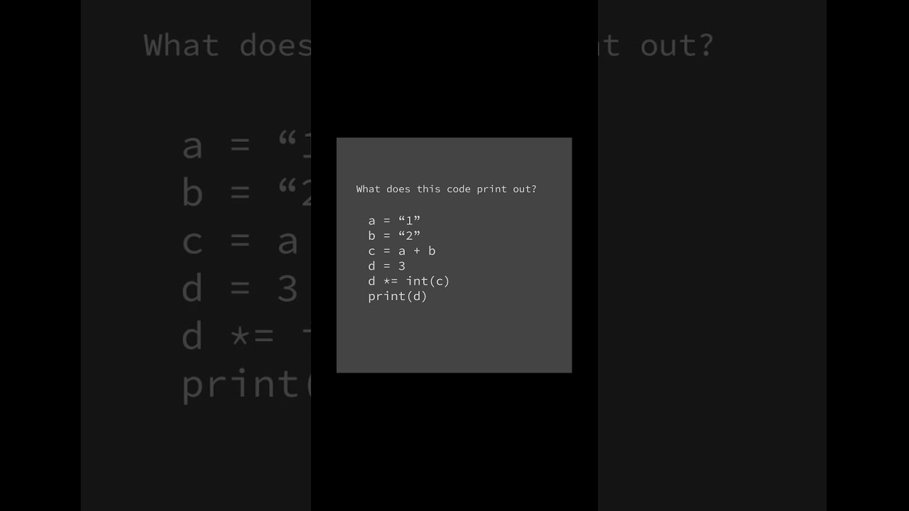 Comment what you think the answer is 💚 #coding #computerscience #programming #code
