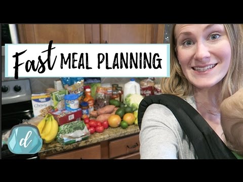 FAST Meal-Planning on a budget! (feat. Walmart Online Grocery)