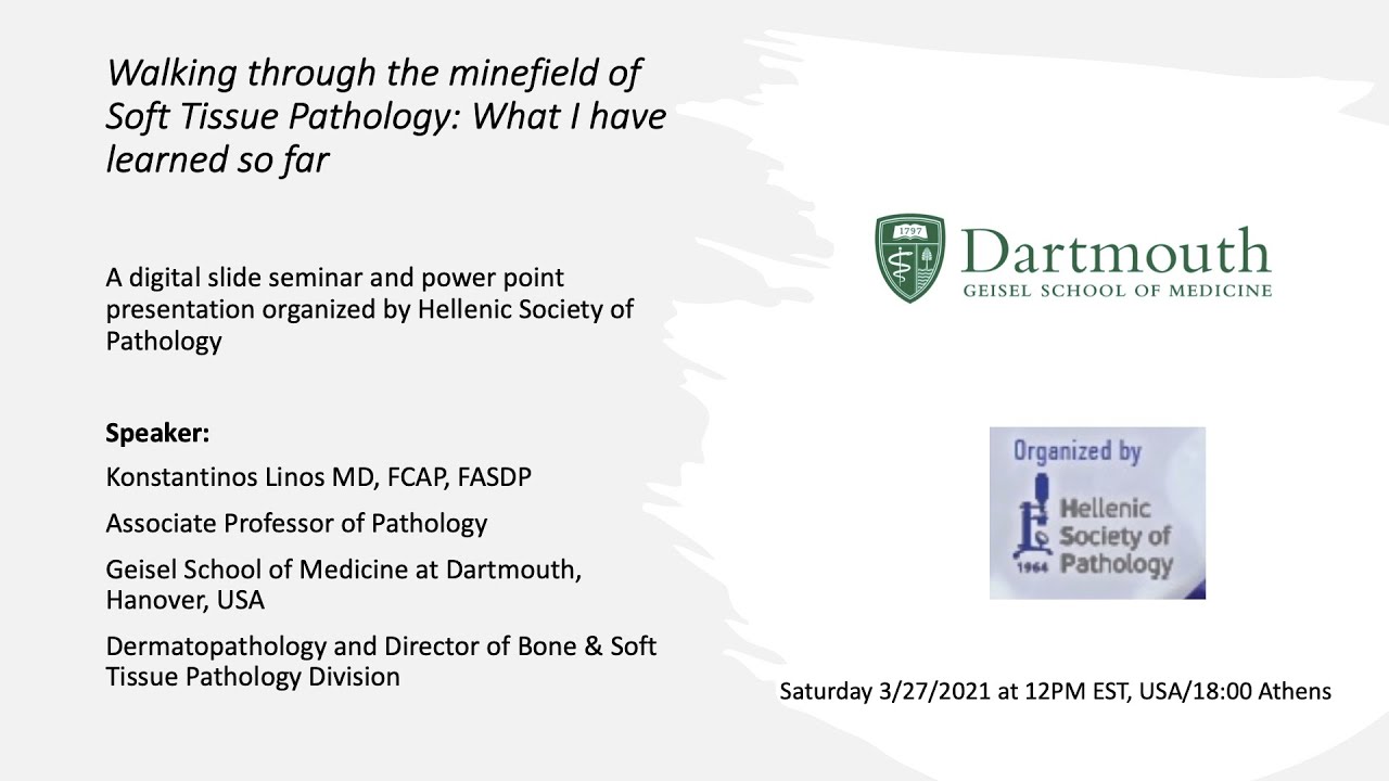 Walking through the minefield of Soft Tissue Pathology: What I have learned so far