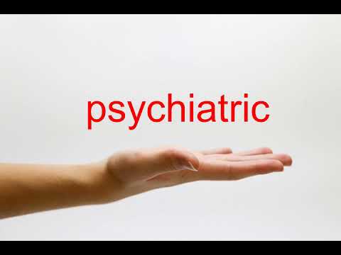 How to Pronounce psychiatric - American English