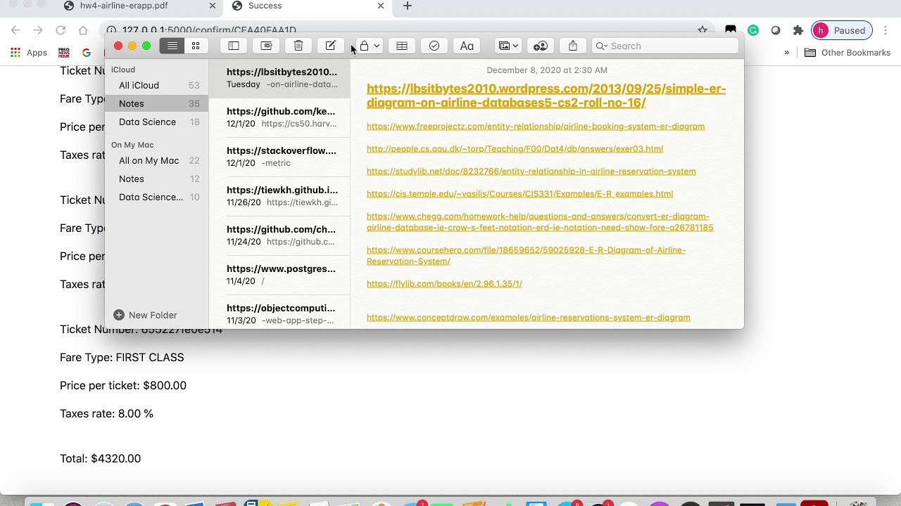 airline database demo