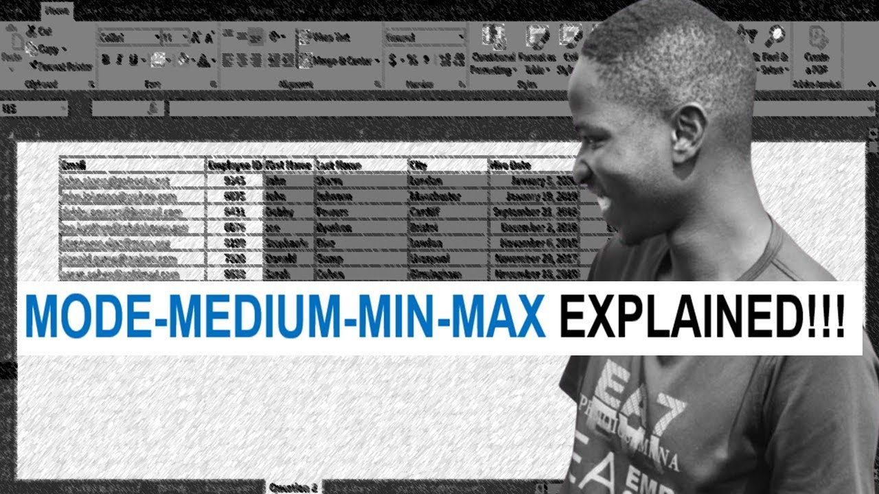 MODE-MEDIUM-MIN-MAX EXPLAINED!!!