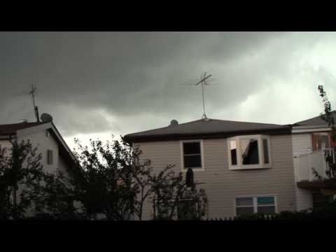 Tornado warning in Staten Island, NY 9/10/2010