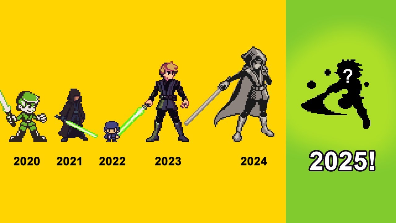 Redrawing the same sprite every year! | 2025 Edition