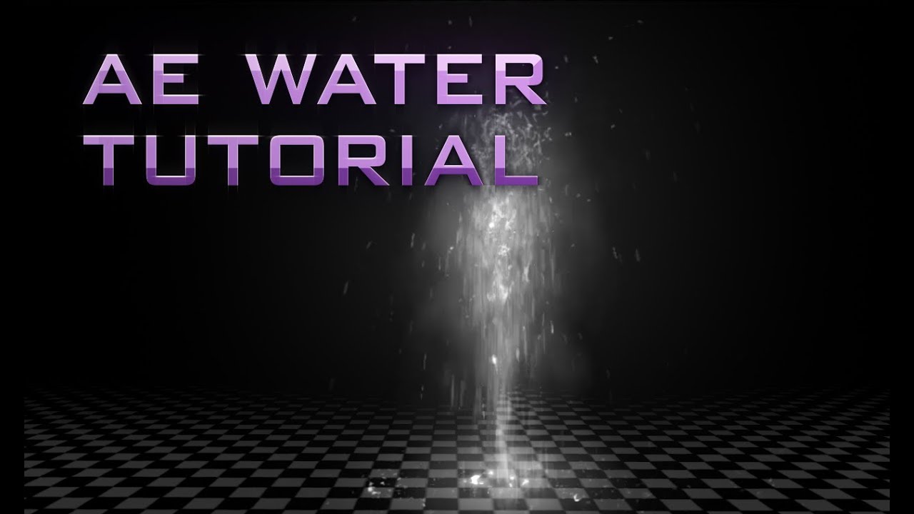 After Effects Tutorial: Animated Water - Trapcode Particular