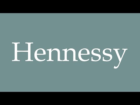 How to Pronounce ''Hennessy'' Correctly in French