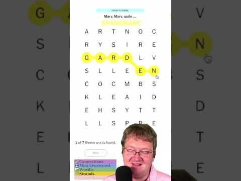 Mary, Mary, Quite... - Play Today's Strands - NY Times Puzzle 🧩