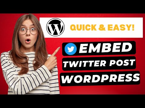 How To Embed Twitter Post In WordPress ???? - (Embed Tweet)