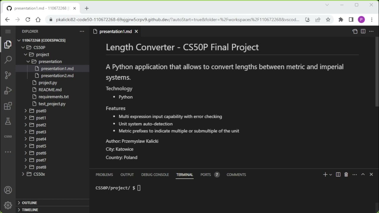 Length Converter - CS50P Final Project