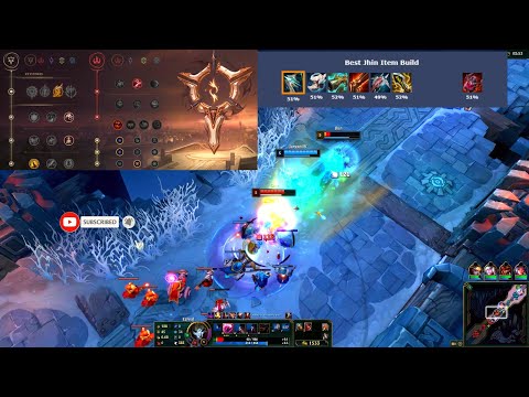 LOL - League Of Legends - Jhin ARAM Build Guide, Runes, Items 12.21 NA, LoL