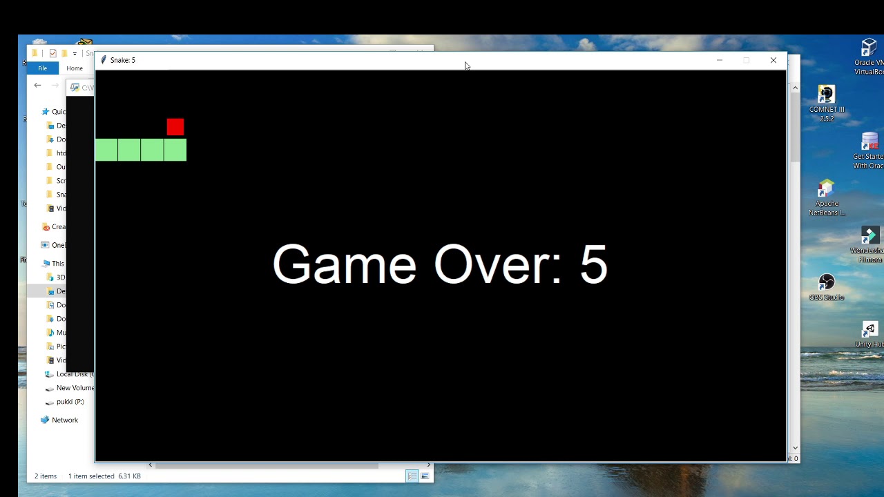 Simple Snake Game in Python with source code | Source Code & Projects