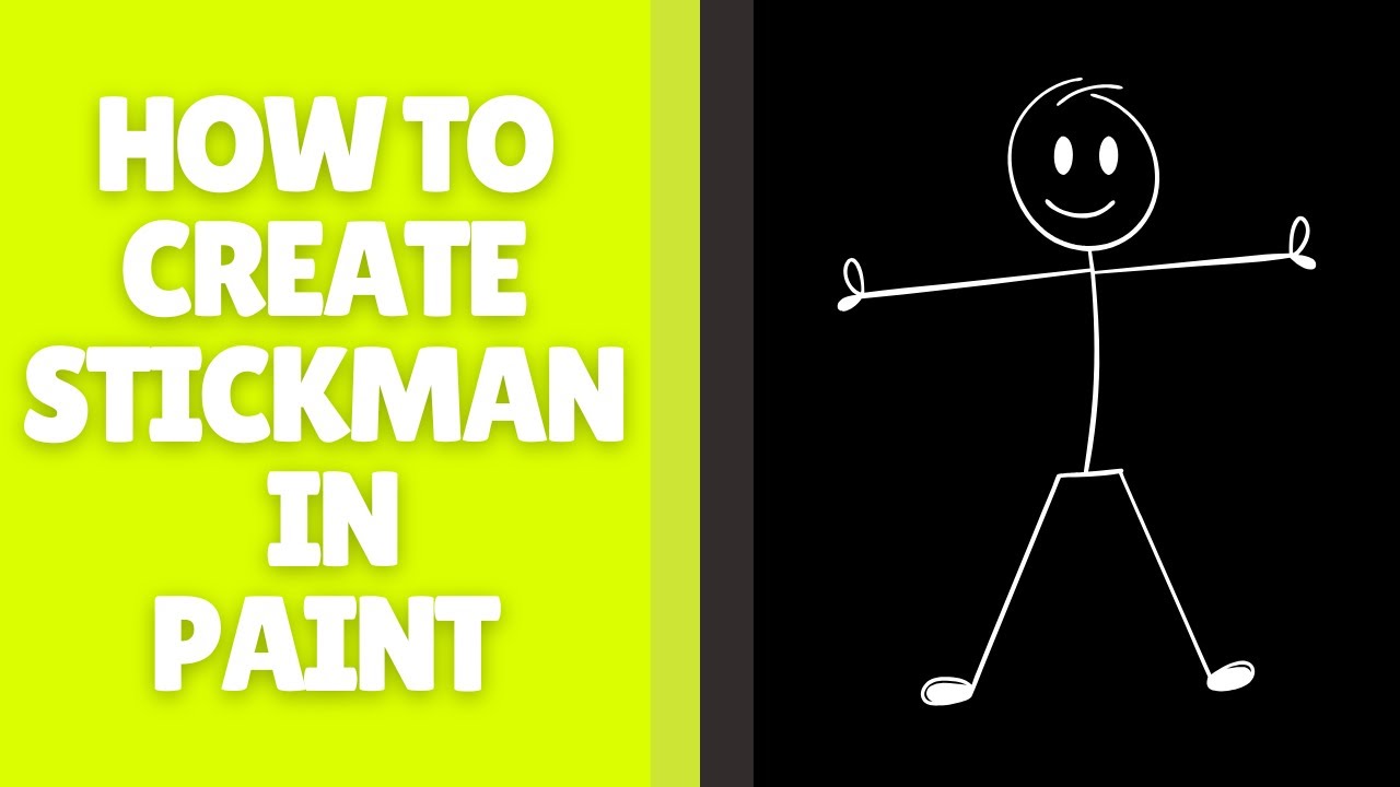 How to Create a Stickman in Microsoft Paint