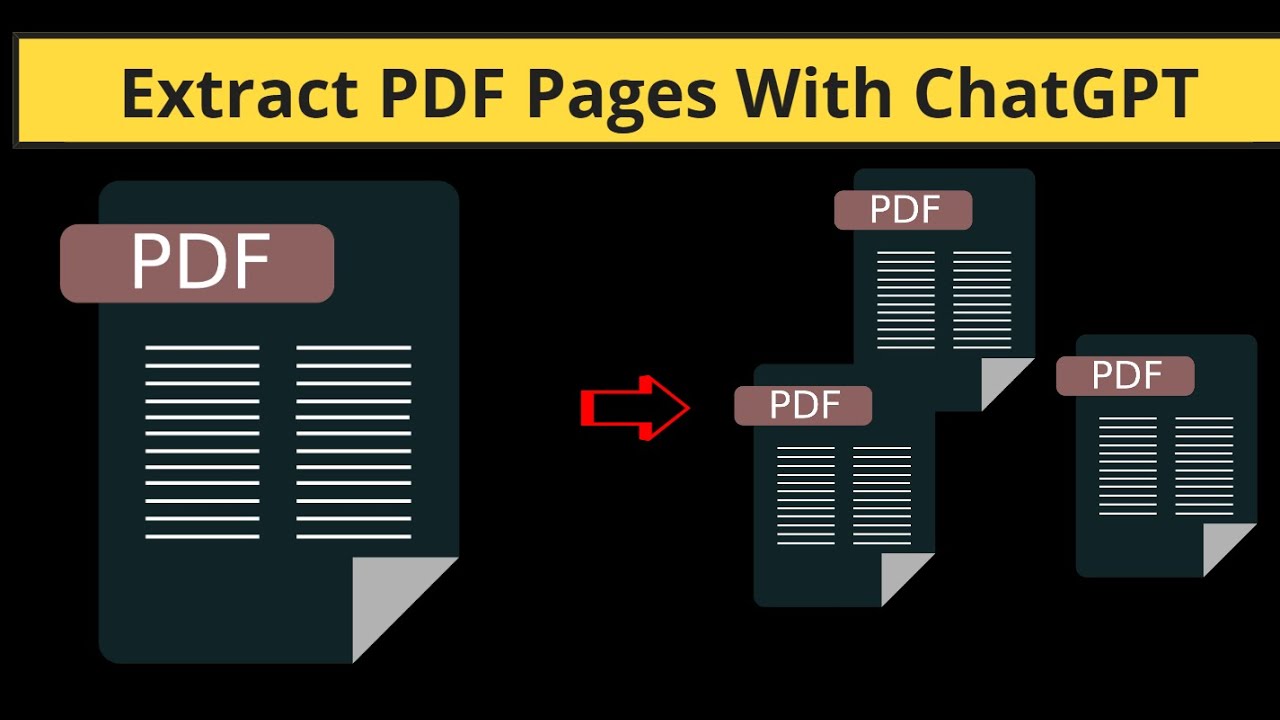 How to extract pages from a PDF using ChatGPT