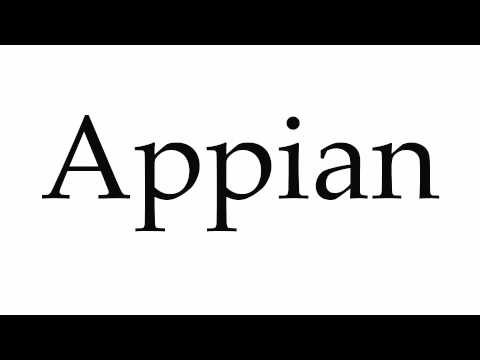 How to Pronounce Appian
