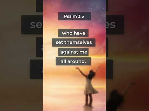 Psalm 3:6 (With Words - NRSV)